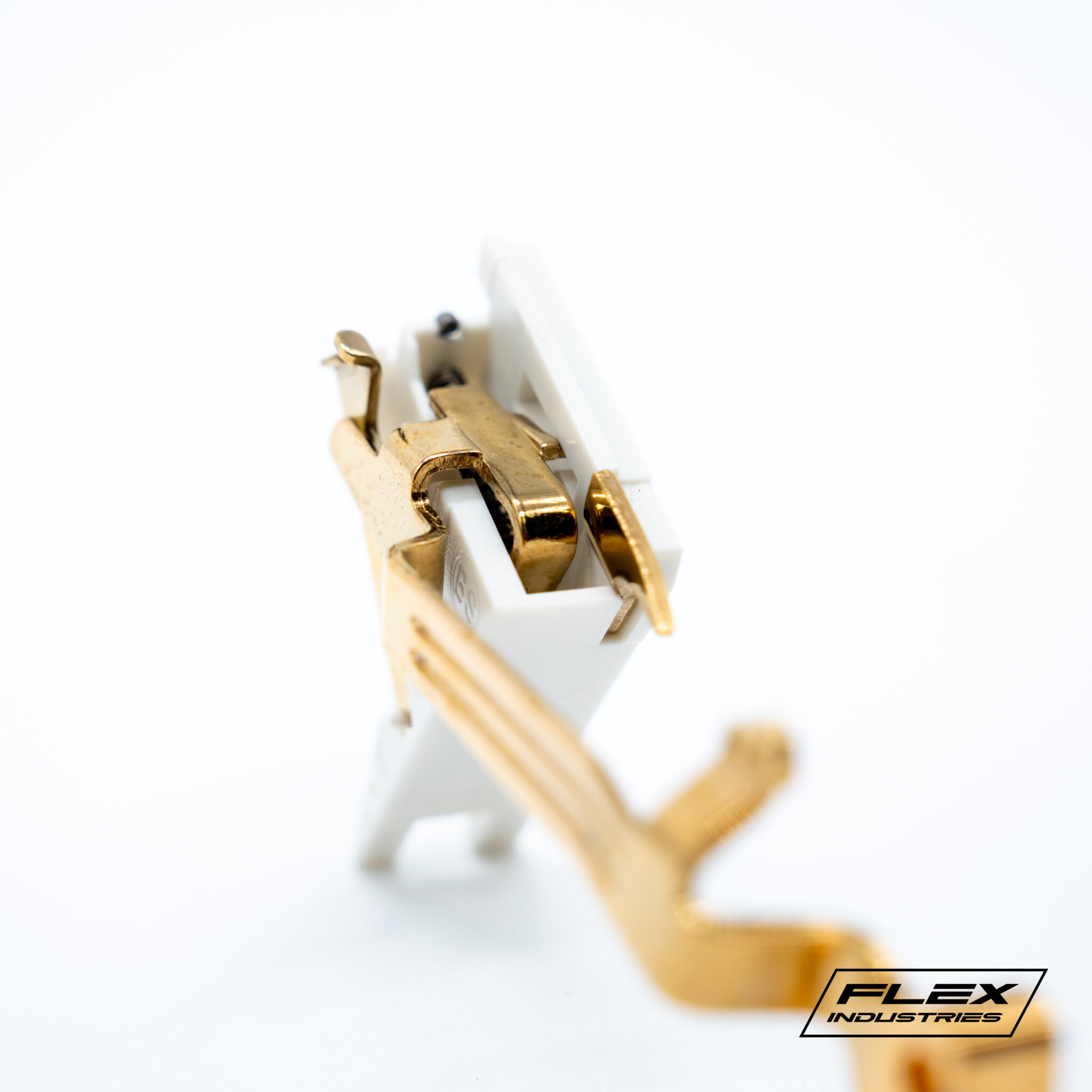 Rambo Flex White on Gold Trigger - Flexindustries