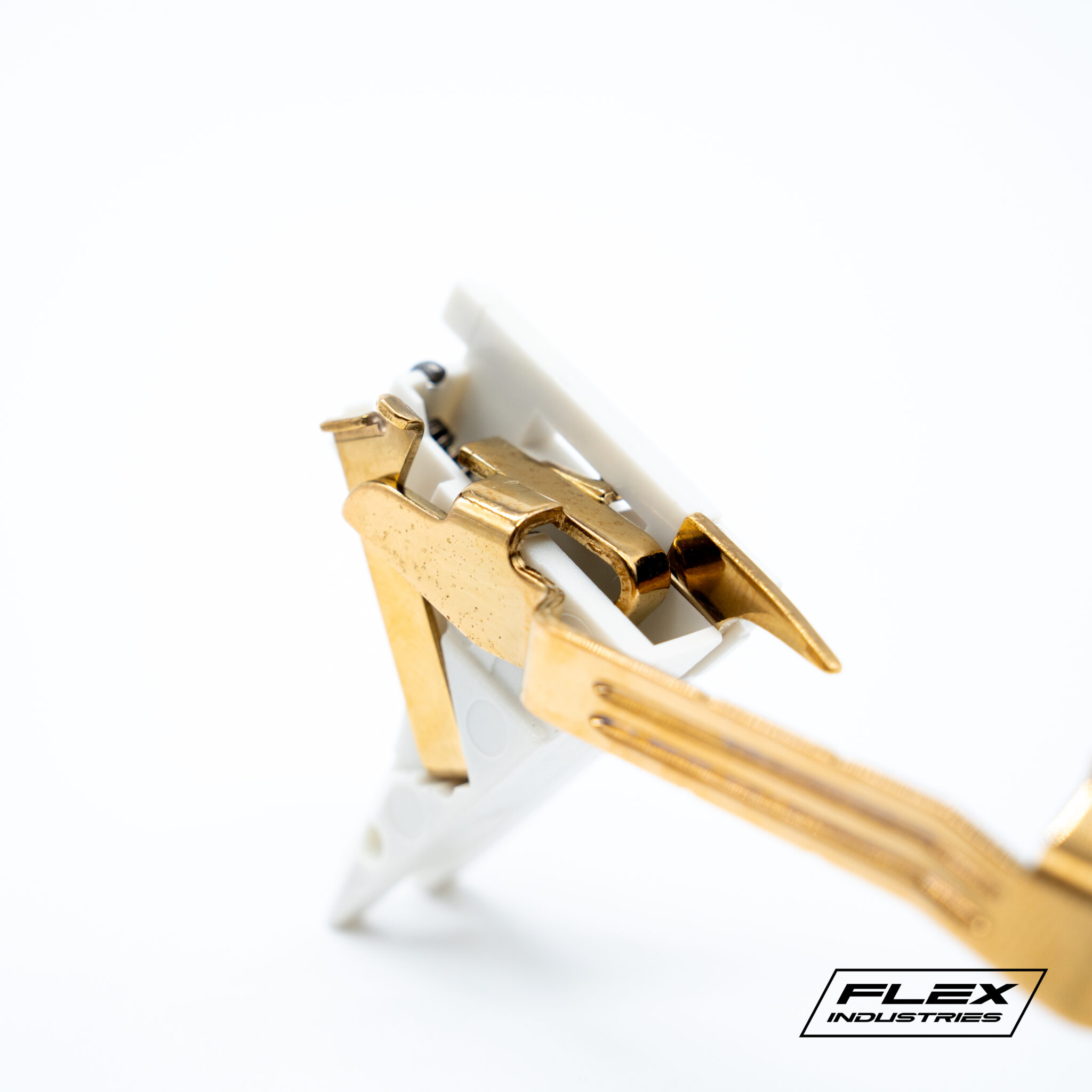 Rambo Flex White on Gold Trigger - Flexindustries