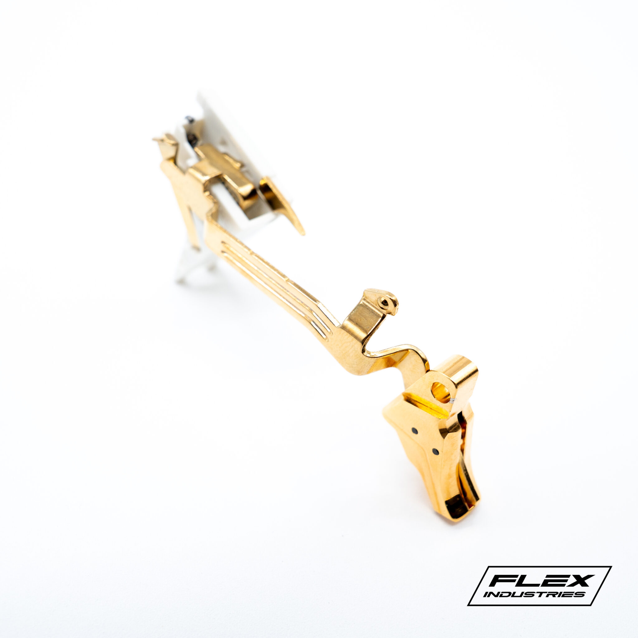Rambo Flex White on Gold Trigger - Flexindustries